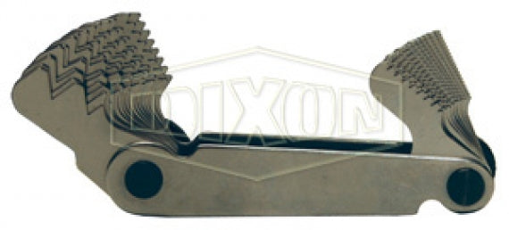 TPG by Dixon Valve | Thread Pitch Gauge | Stainless Steel — HoseWarehouse