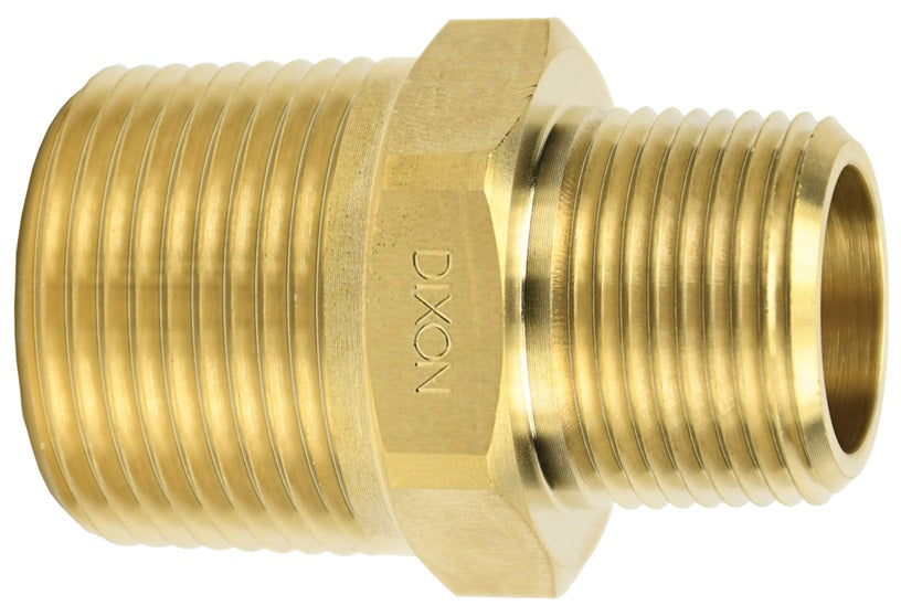 3791612C by Dixon Valve | Reducer Hex Nipple | 1" Male NPT x 3/4" Male ...