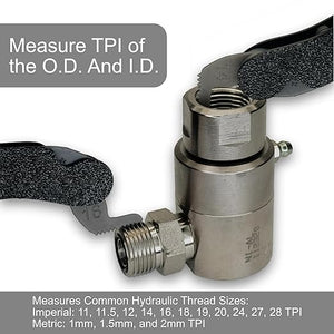 American Thread Identification Kit | Includes: Thread Pitch Gauge, Fit ...