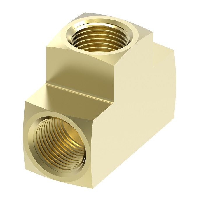 7765 by Danfoss | Hydraulic Brake Flat Strap Tee Assembly | 1/4" Femal ...