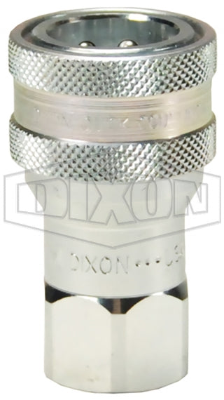 18-200 Dixon 1/4" Steel Agricultural Hydraulic Quick-Connect FTP ...