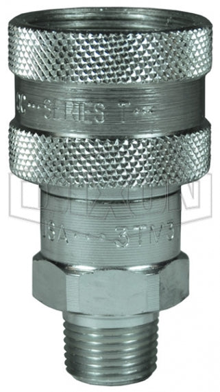 30-300 Dixon 3/8" Steel 3000 Series Hydraulic Thread-to-Connect Male ...