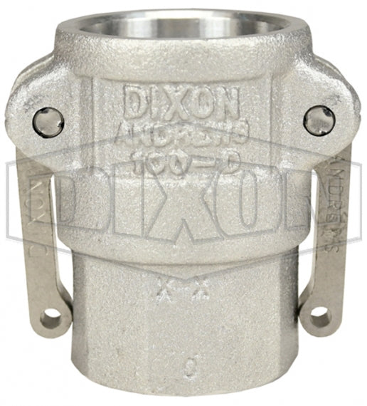 100-D-AL by Dixon Valve | Cam & Groove Coupler | Type D | 1" Coupler x ...