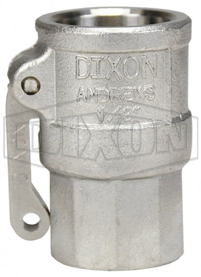 50-D-SS Dixon Valve | 1/2" | 316 Stainless Steel | Type D Coupler ...