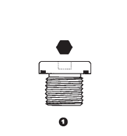 9029-22x1.5 by AdaptAll | 22mm METRIC Countersunk Sealed Plug | Carbon ...