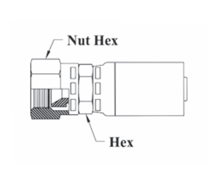 CS39-10X24 Couplamatic VARI-CRIMP Coupling | Komatsu 30° Flare | Female ...