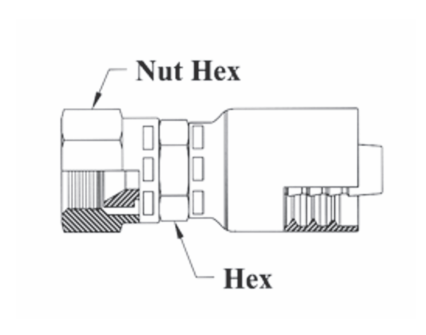 GC09-6x6 Couplamatic Grip Crimp Coupling | JIC 37° | Female Swivel | 3/ ...