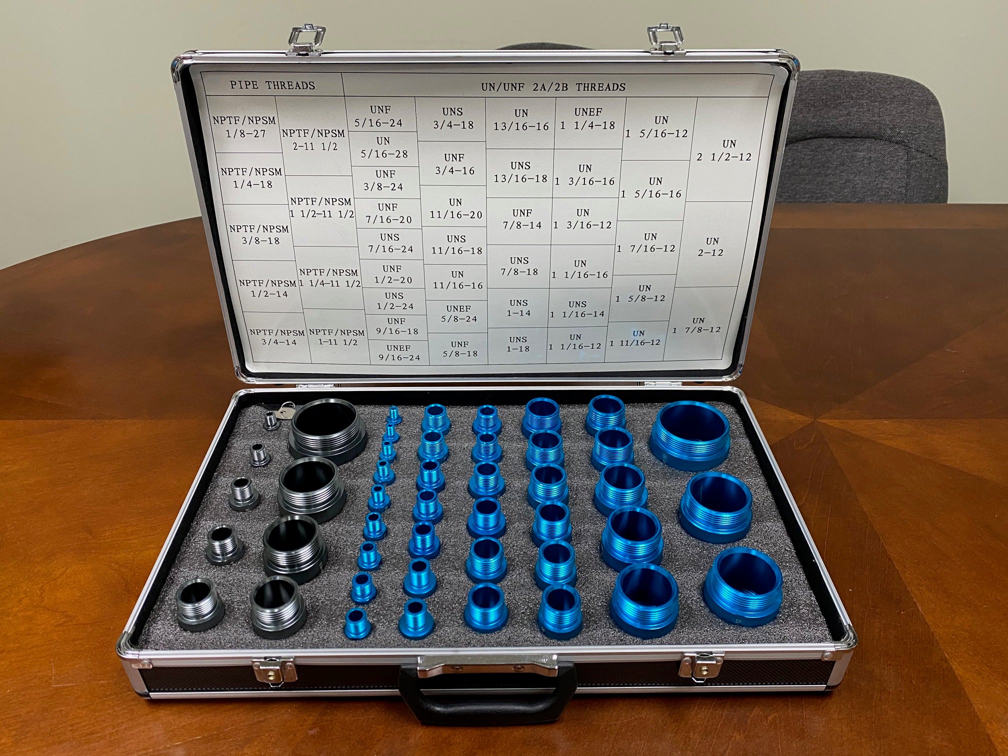 AE7592 NPT / JIC / ORB / ORFS / SAE 45 /AN Thread US Standards Identif ...