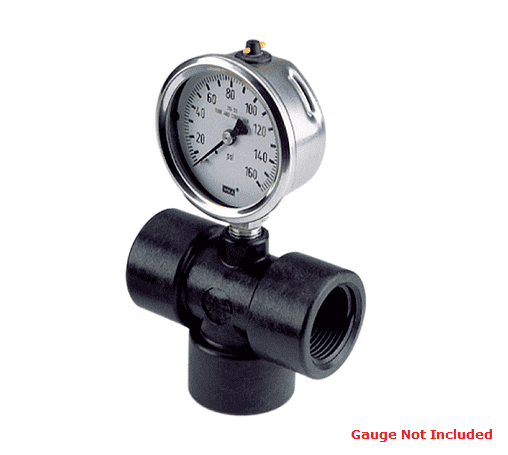 TEG100 by Banjo | Pipe Fitting for Gauge Tees | 1" Female NPT x 1" Fem ...